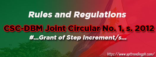 How Step Increments due to Meritorious Performance or Length of Service ...