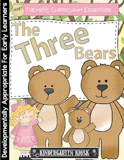Kindergarten Kiosk: The Three Bears and a Family Thematic Unit