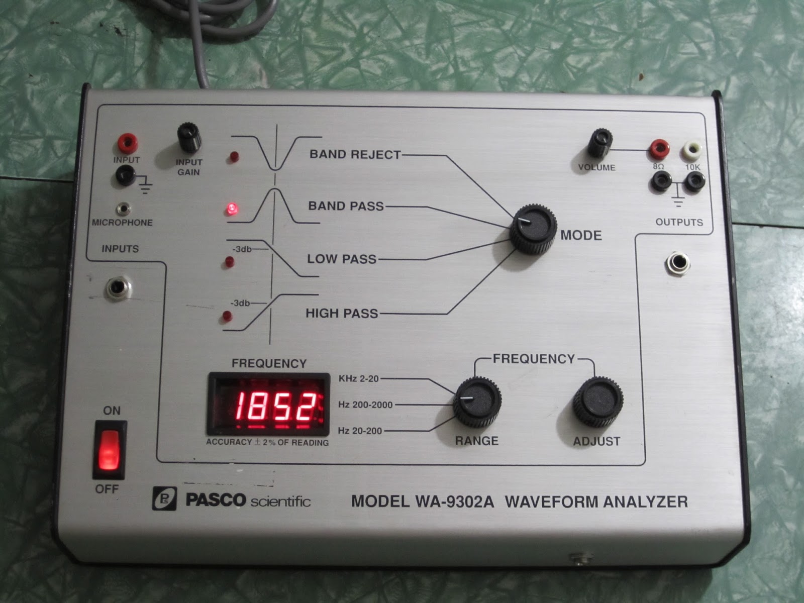 electro lobotomy: Vintage Pasco Scientific Waveform Analyzer // 3 mode ...