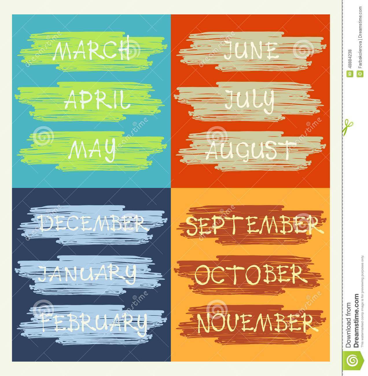 Amor por los Peques: Carteles meses del año