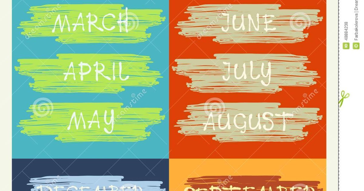 Amor por los Peques: Carteles meses del año