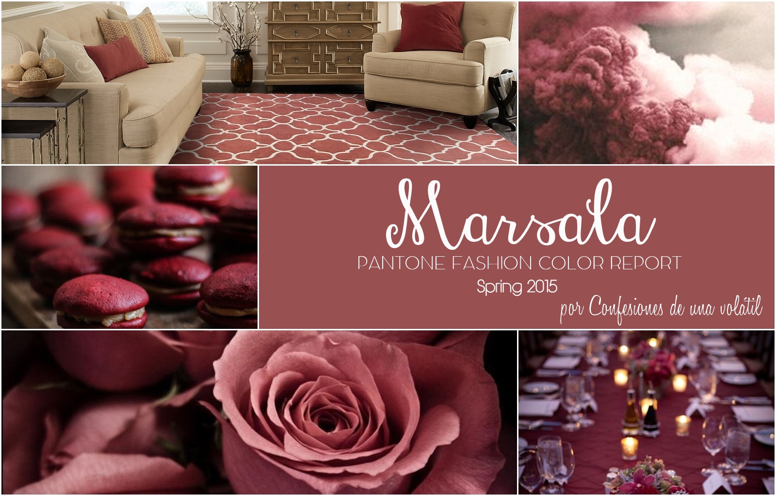 Pantone Fashion Color Report Spring 2015: Marsala - Confesiones de una ...