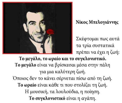 Οίμος-Αθήνα: 61 ΧΡΟΝΙΑ ΑΠΟ ΤΗΝ ΕΚΤΕΛΕΣΗ ΤΟΥ ΝΙΚΟΥ ΜΠΕΛΟΓΙΑΝΝΗ