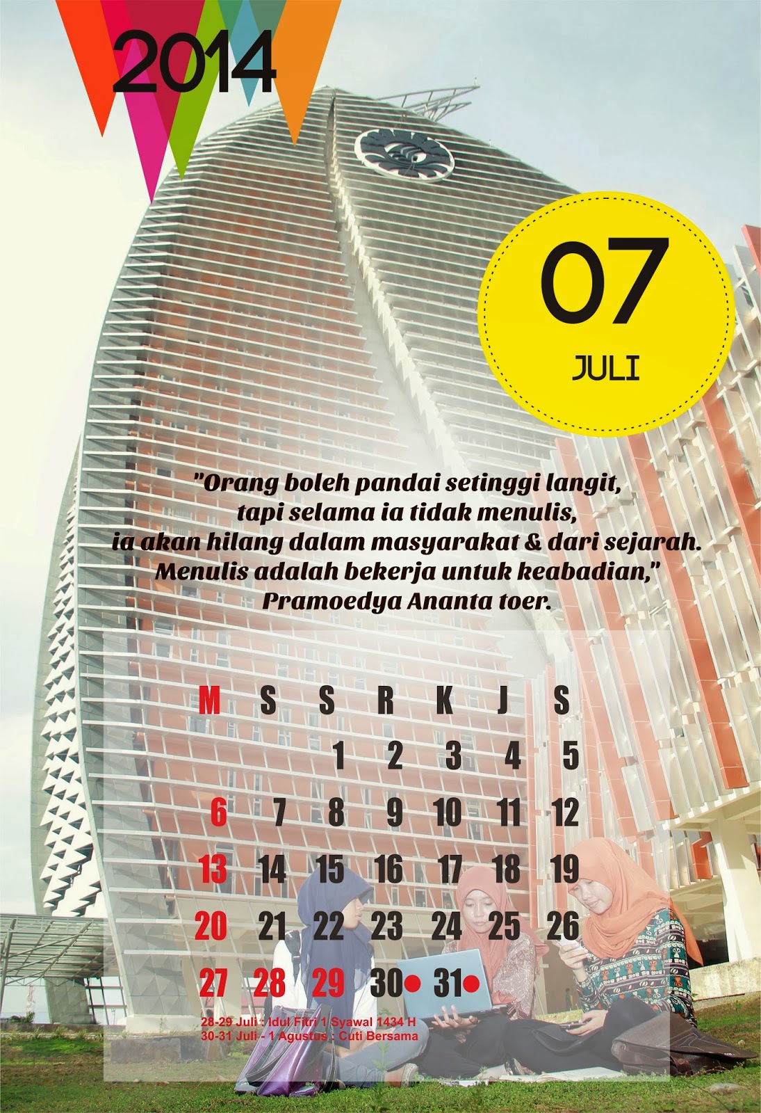 Kalender 2014 - Blognya Ardan
