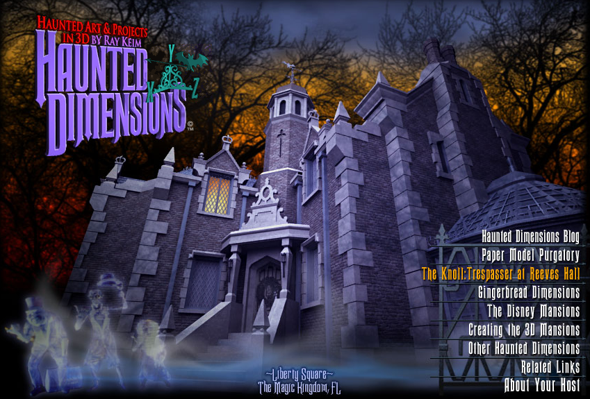 Haunted Dimensions-The Model Papercraft of Ray Keim ~ Diorama Daily