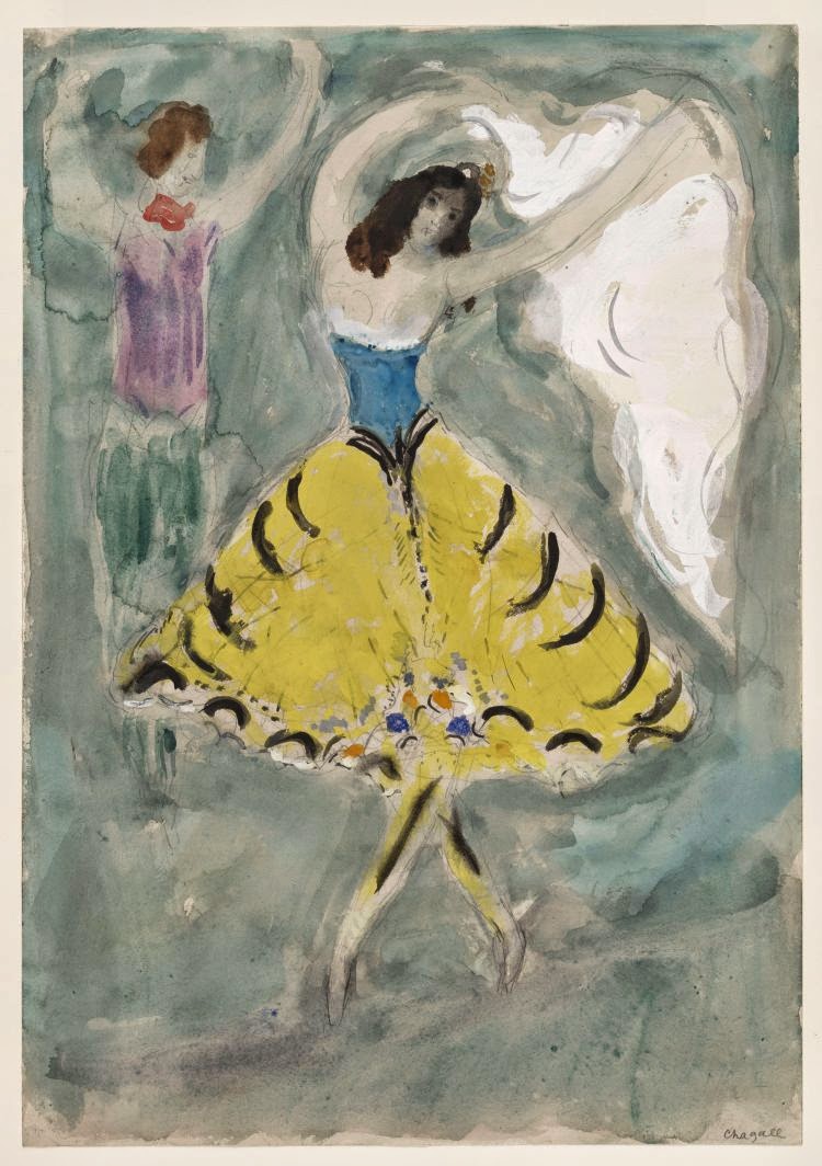 Arteeblog: Ballet e Arte: Marc Chagall - Aleko and His Wife Zemphira ...