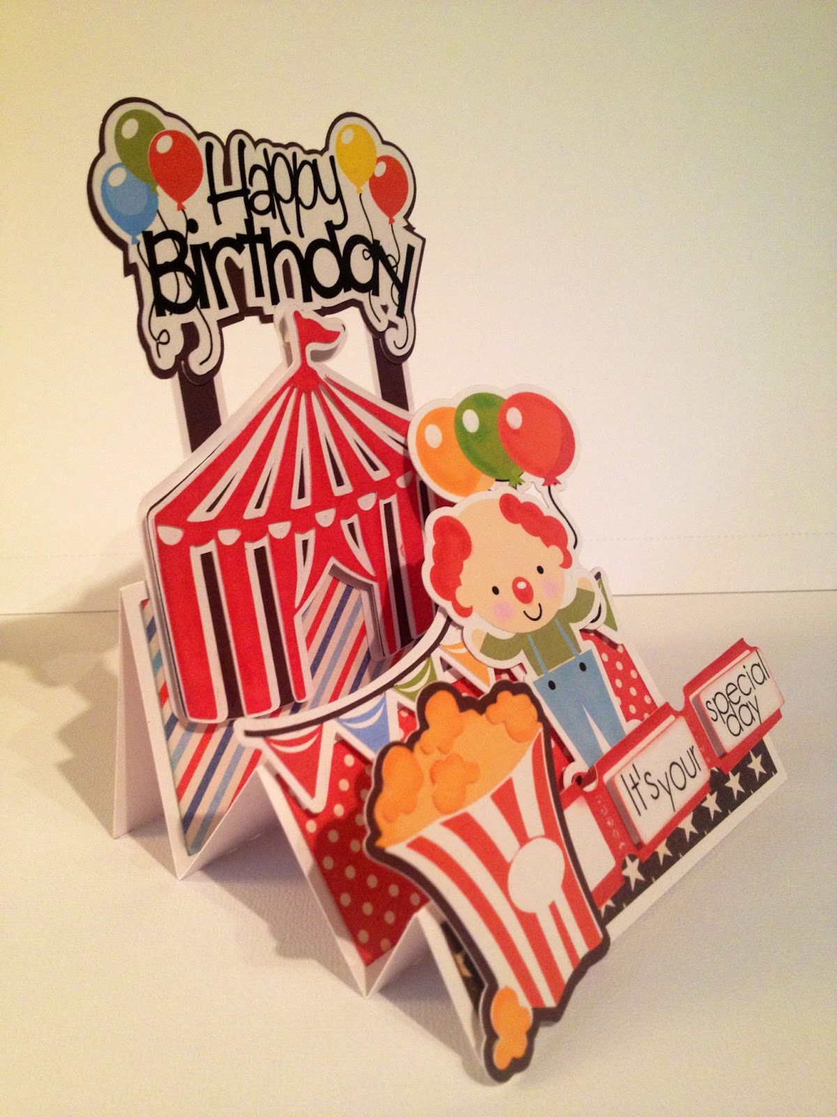 Nanne's Creations: Clown card- Anything goes challenge WD