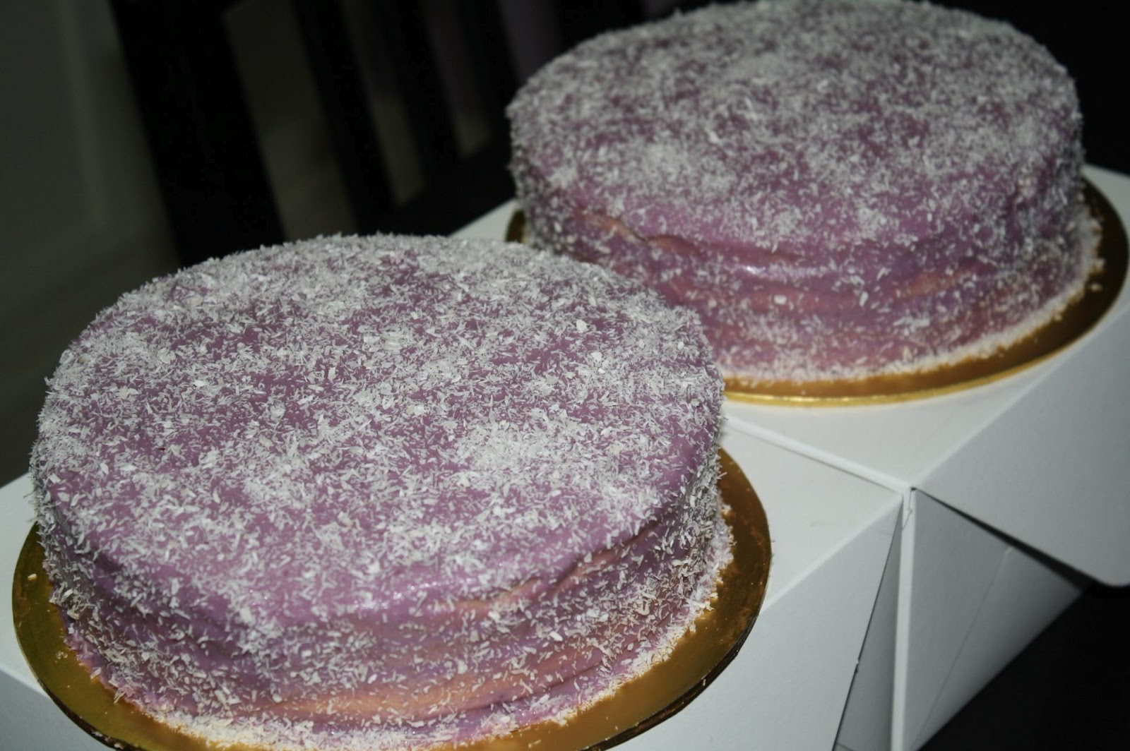 hunny bakes the cakes: Makcik Sah's original Yam Layer Cake a.k.a Kek ...