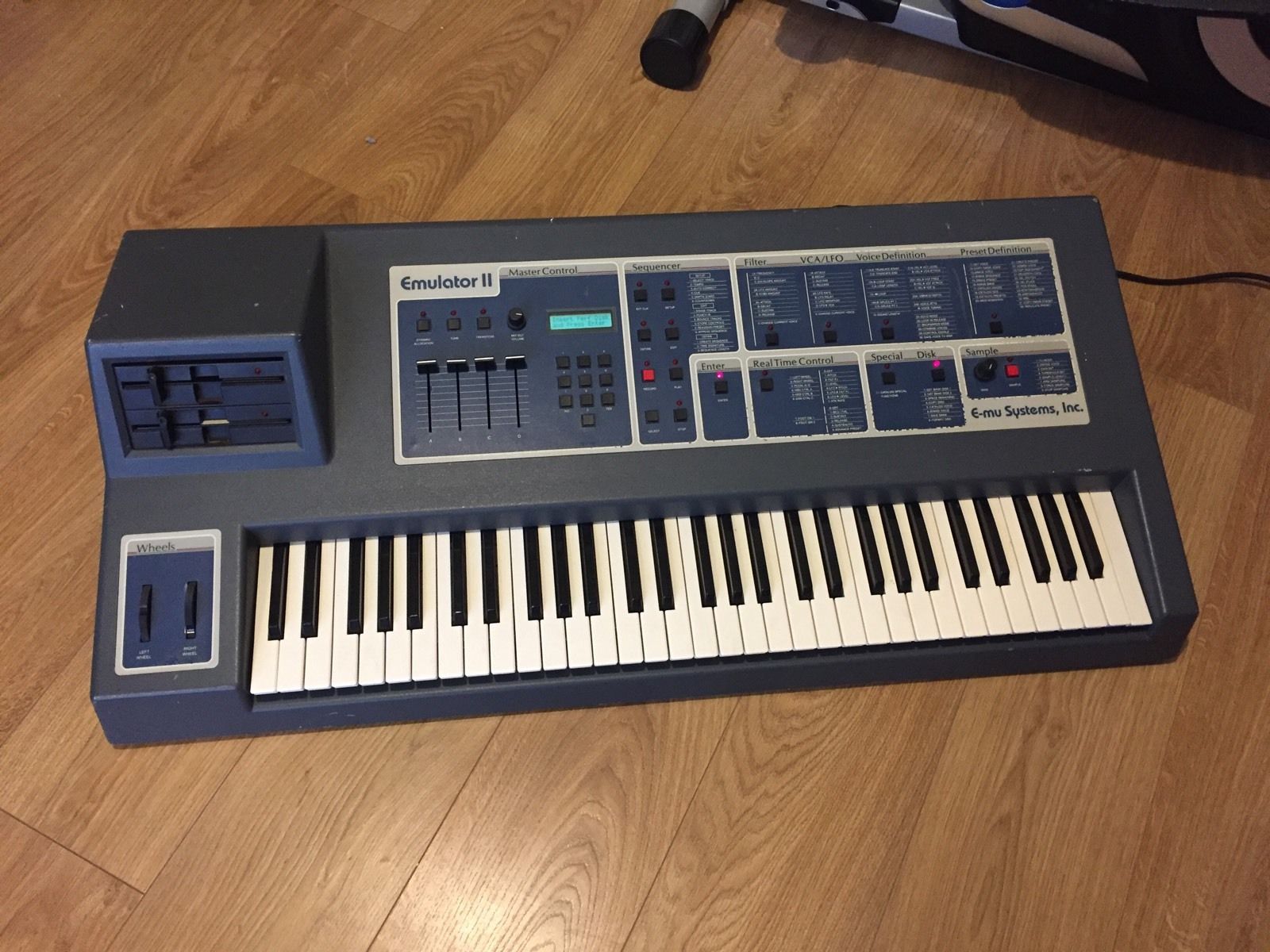 MATRIXSYNTH: Emu Emulator II classic vintage sampler SN 204