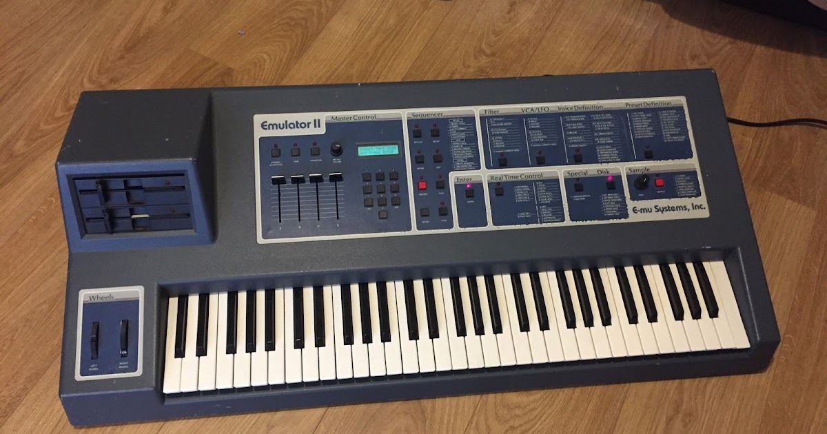 MATRIXSYNTH: Emu Emulator II classic vintage sampler SN 204