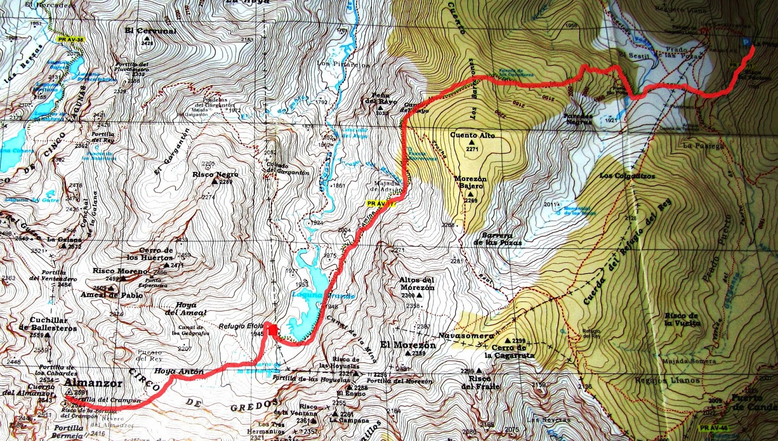 montañismo ultrapesado: ASCENSIÓN A LA PLAZA DEL MORO ALMANZOR 2591 m O ...