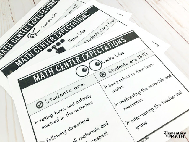 4 Areas to Jump Start Your Math Centers | Upper Elementary Snapshots
