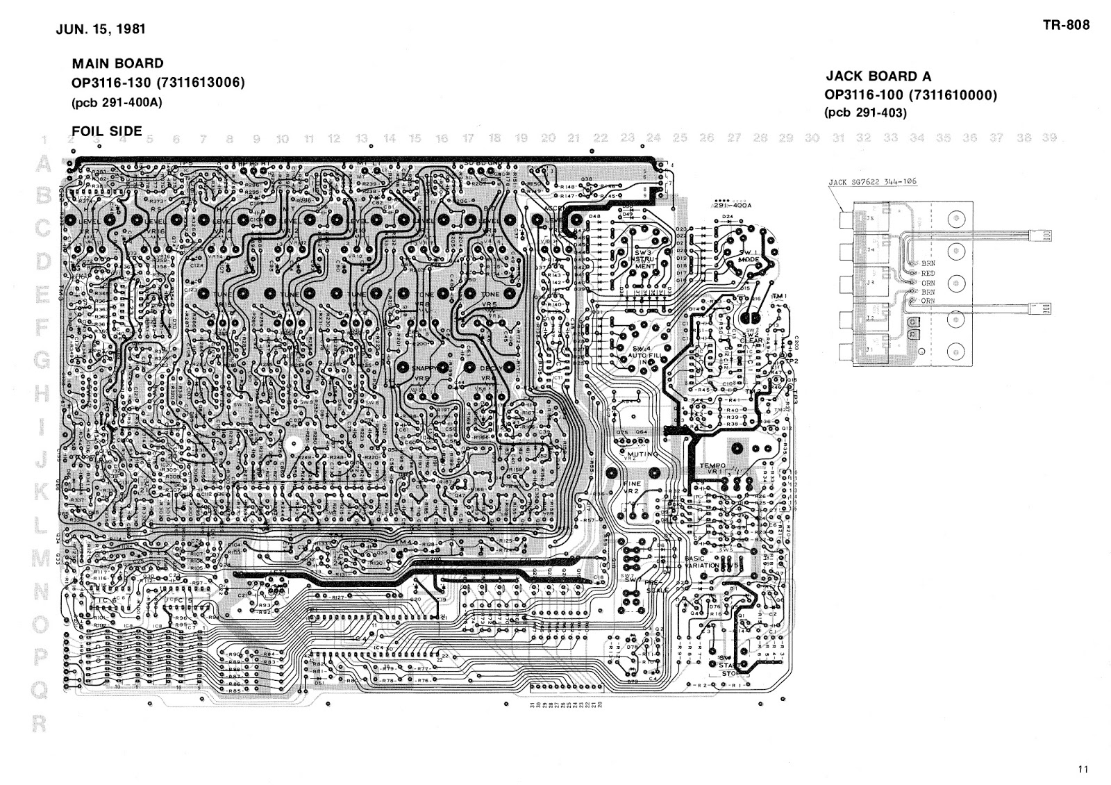 Analog Resistance Sound Design: Schématiques TR-808