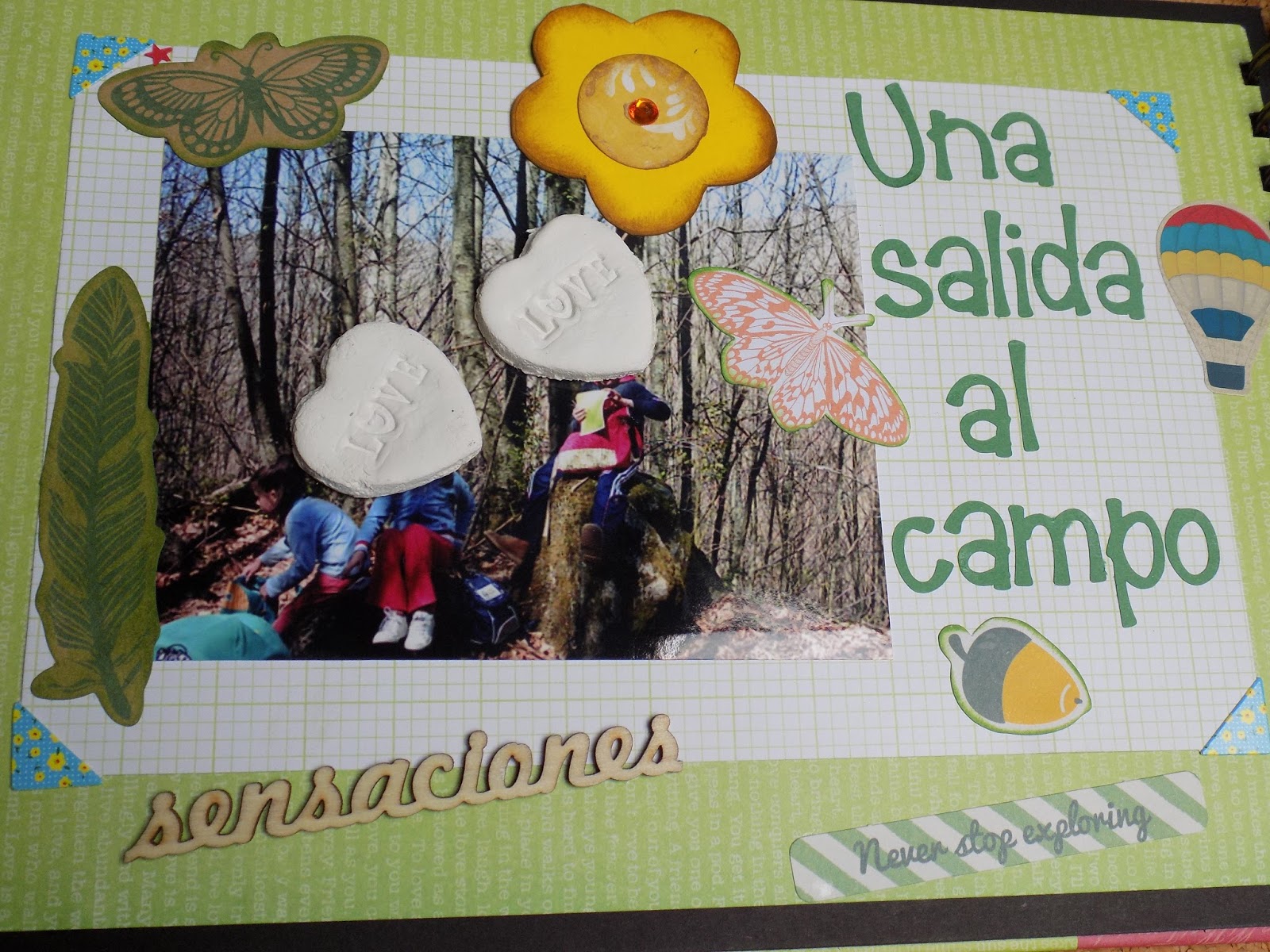 Crea scrapea y disfruta: Album de recuerdos escolares.