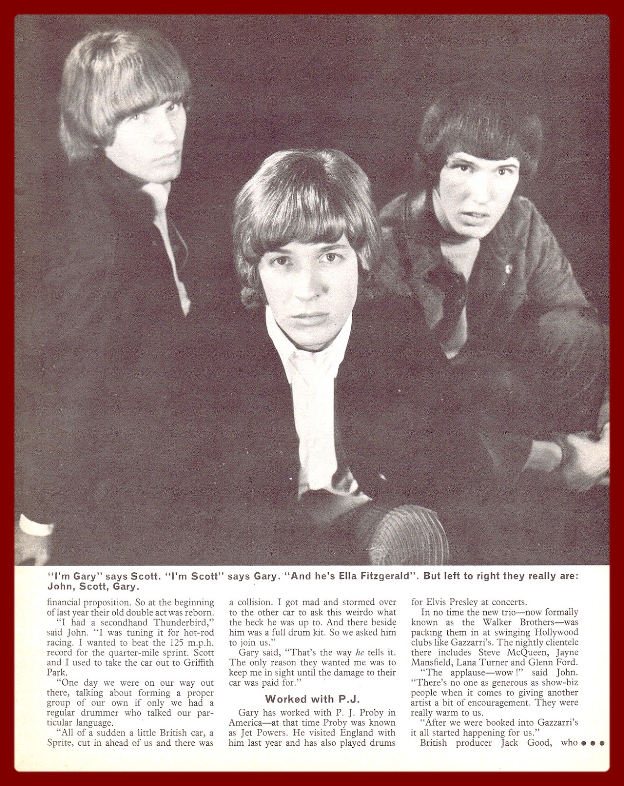 SIXTIES BEAT: The Walker Brothers