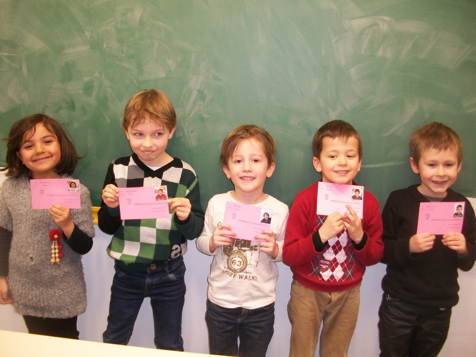 La classe de Maîtresse Claude: Les permis-stylos