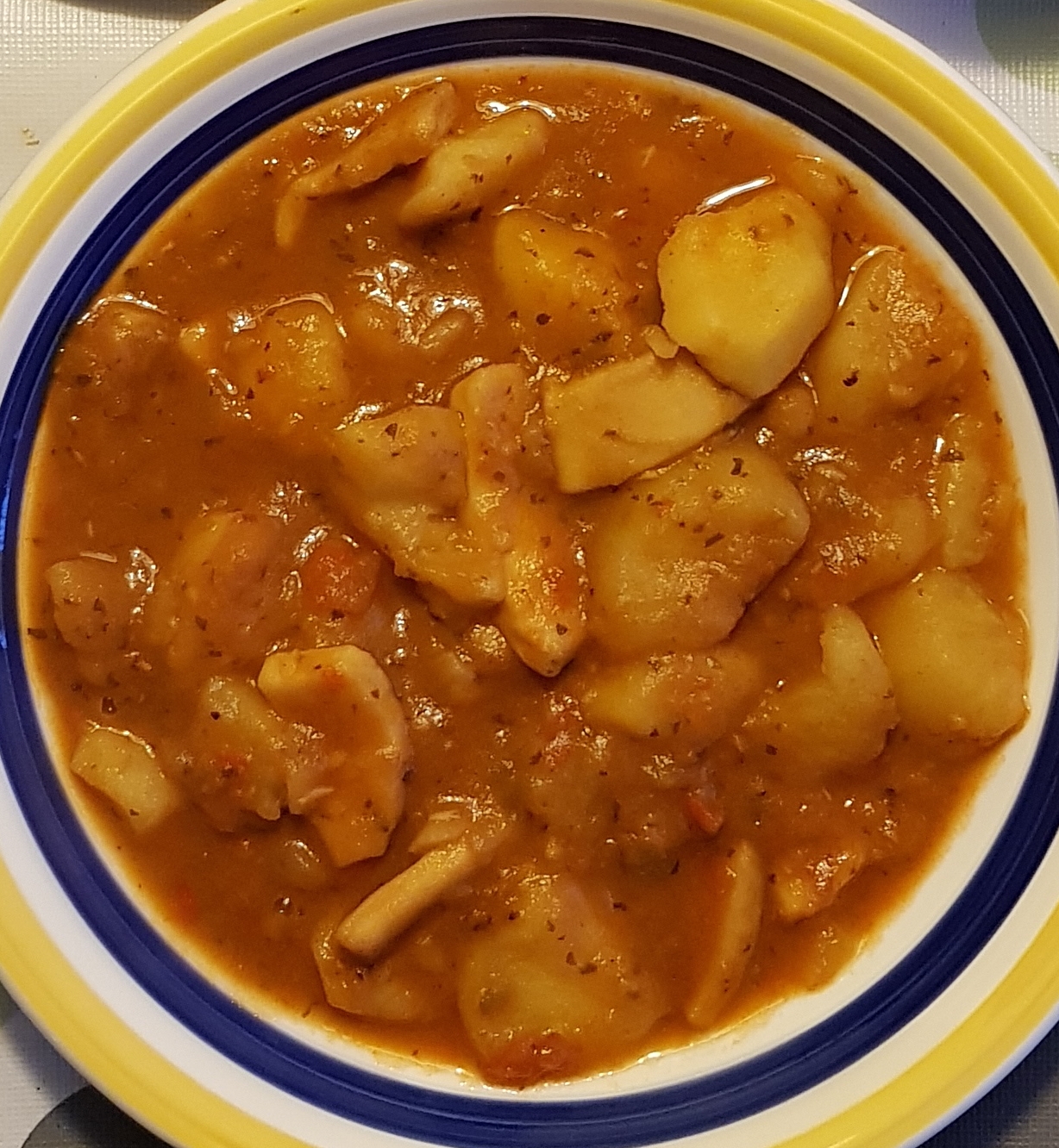 LAS DELICIAS DE CANDELA: PAPAS CON CHOCO O SEPIA