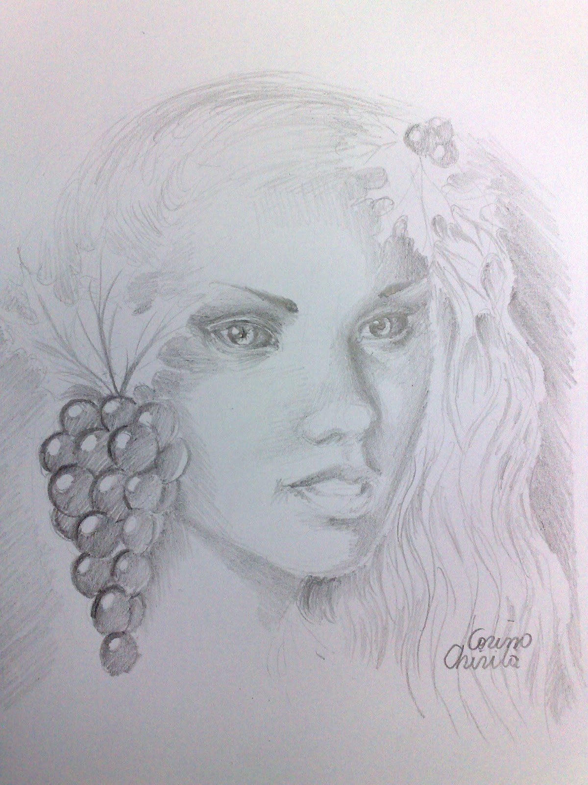 Grafica si pictura de Corina Chirila: Inca doua desene de toamna in creion