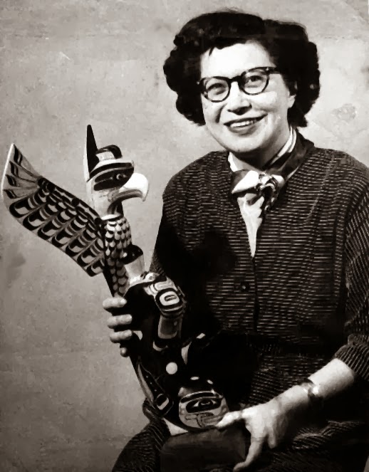 MUSINGS: ELLEN NEEL, FIRST KNOWN PROFESSIONAL FEMALE TOTEM POLE CARVER