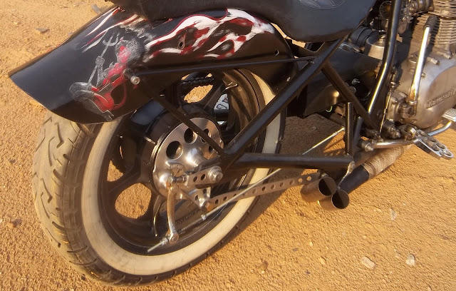 KARNAGE KUSTOMZ + custom metric choppers bobbers cafe racers yamaha xs ...