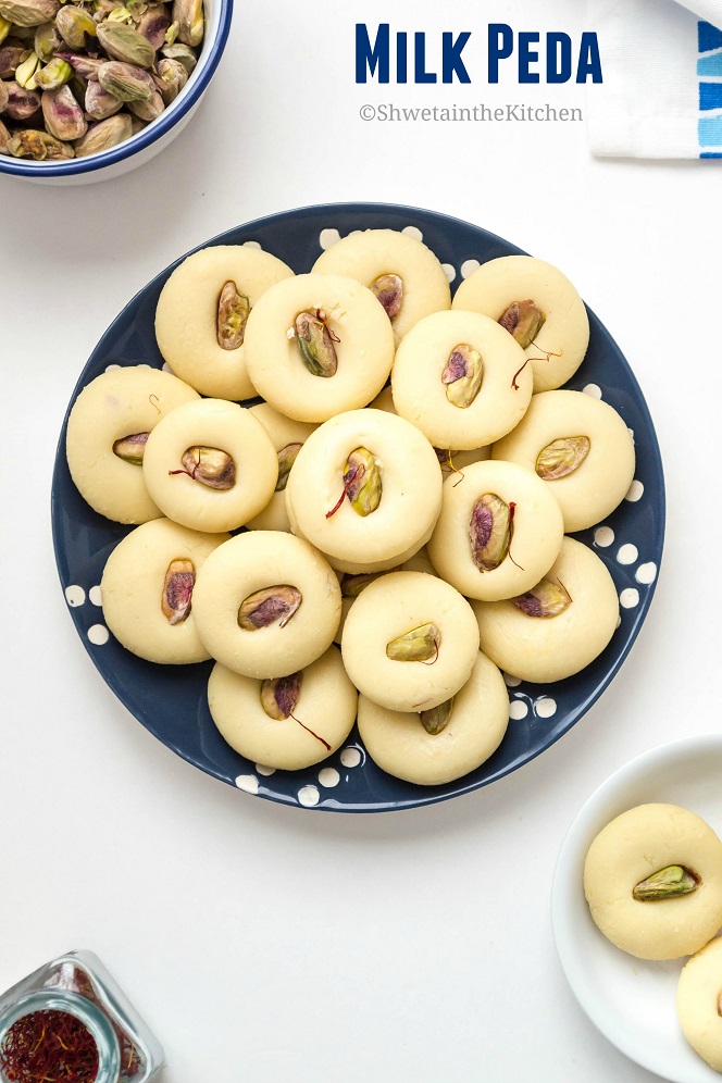 Shweta in the Kitchen: Milk Peda Recipe - Doodh Peda