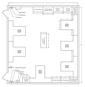 Desain Denah Laboratorium IPA