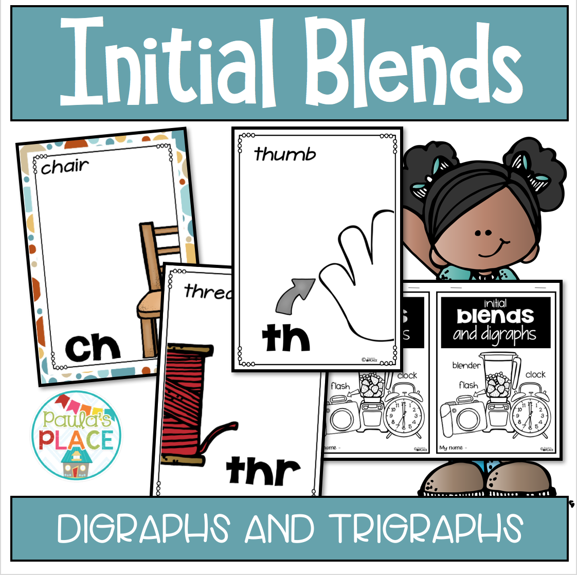 Paula's Place Teaching Resources: Blends, Digraphs and Trigraphs Posters