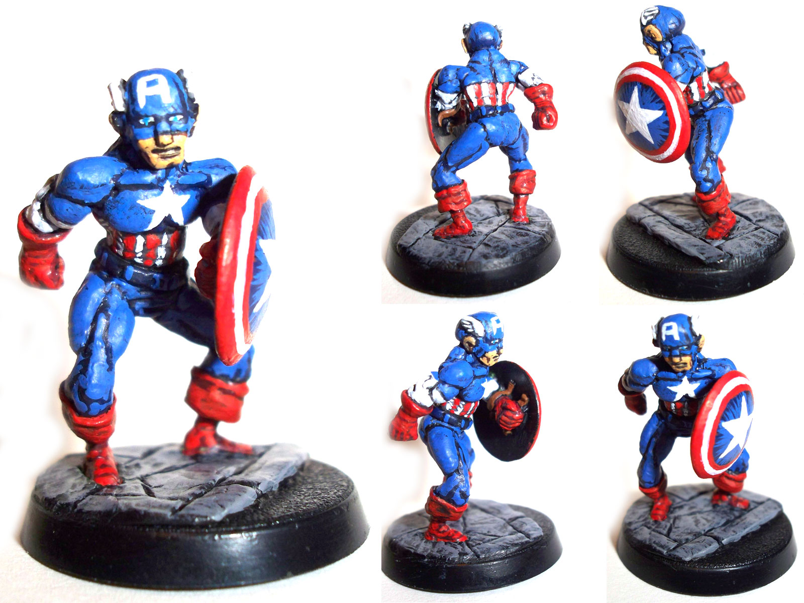 [TMP] "Painted 28mm Captain America sculpt" Topic