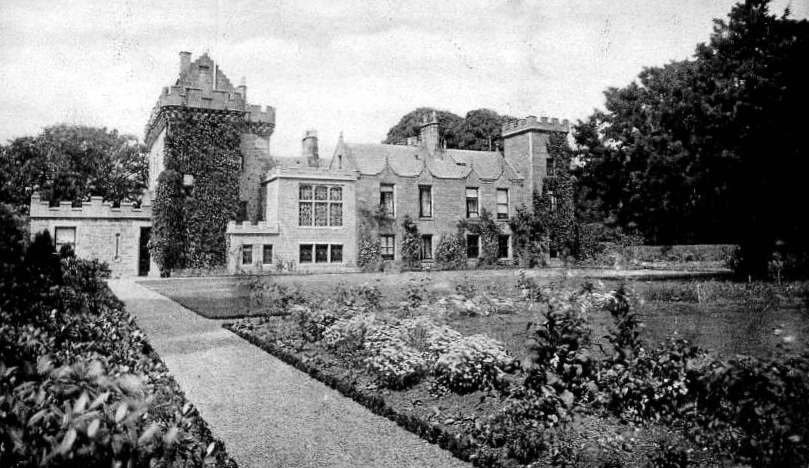 Tour Scotland: Old Photograph Thornton Castle Scotland