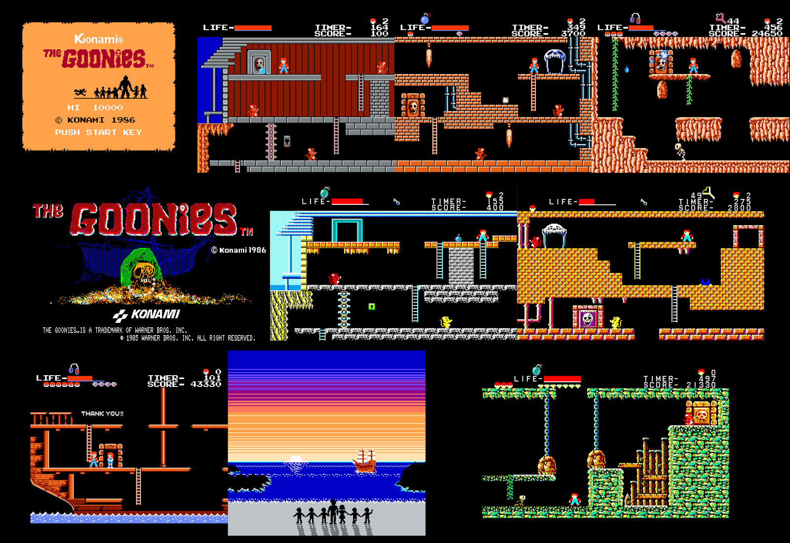 FRGCB - Finnish Retro Game Comparison Blog: The Goonies (Datasoft, 1985 ...