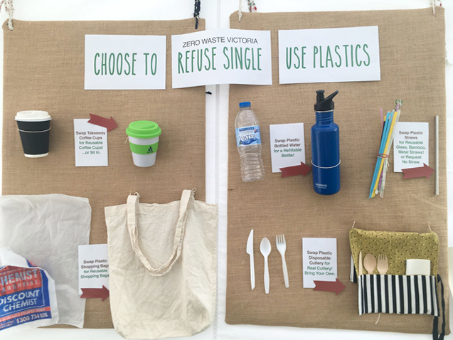 Upcycling twine success for the Zero Waste Victoria education stall ...