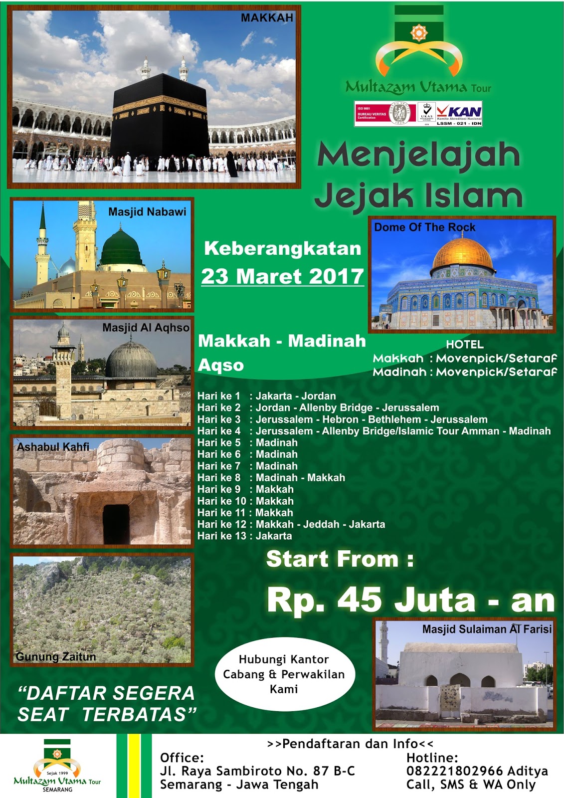 PT Tisaga Multazam Utama Penyelenggara Perjalanan Haji Khusus dan Umrah ...
