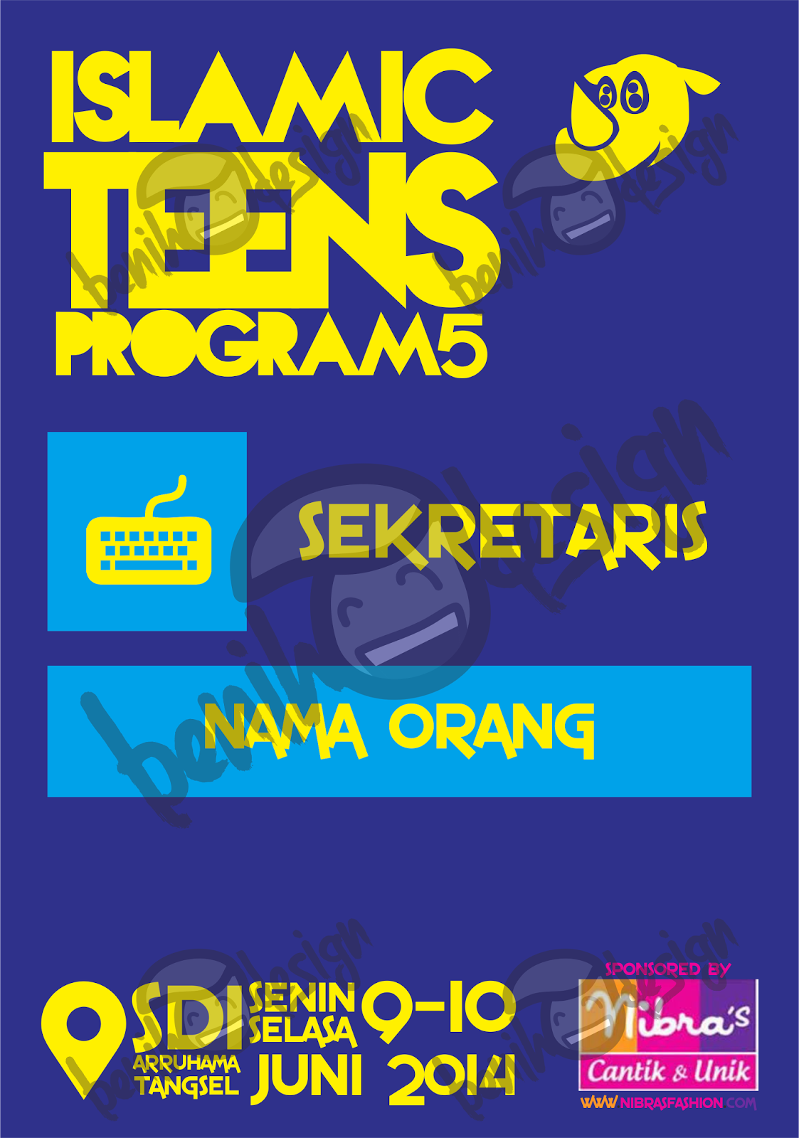 Tutorial Membuat Co-Card Menggunakan Photoscape - Muhammad Thaqy