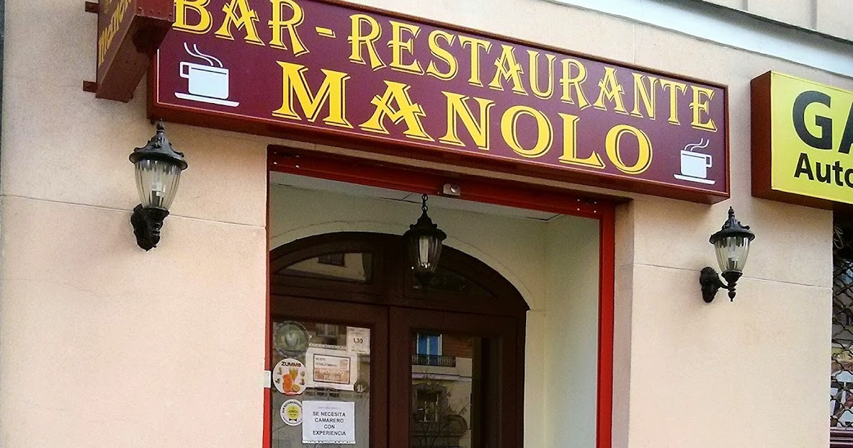 Madrid desde la barra: Bar El Manolo