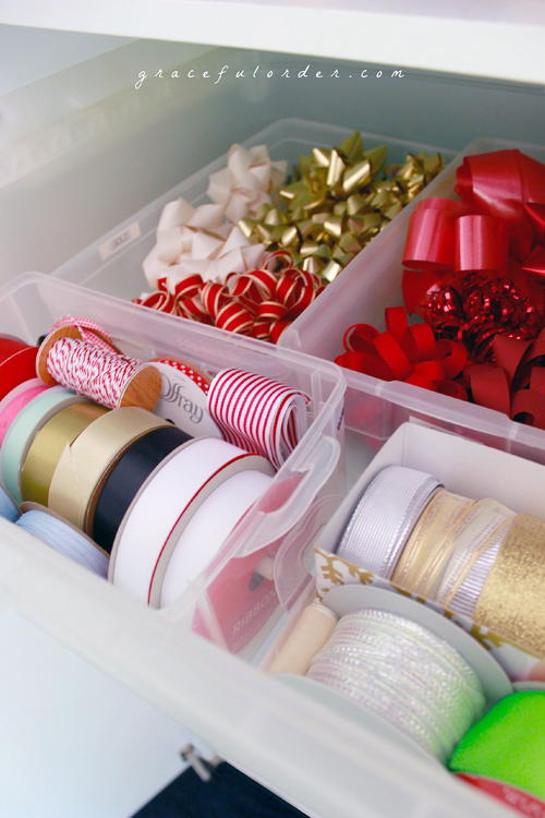 IHeart Organizing: Reader Space: A Glorious Gift Wrap Station