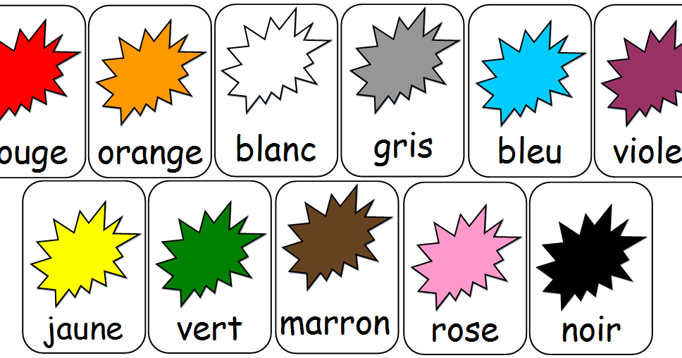 Ma prof de FLE: Les couleurs