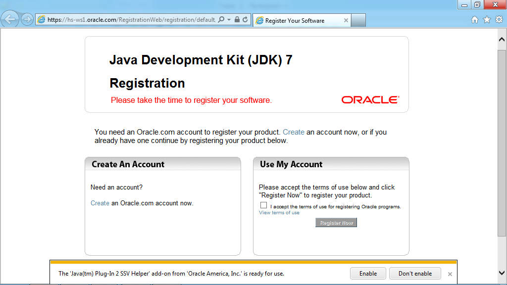 Java-Buddy: Install JDK 7 on Windows 8