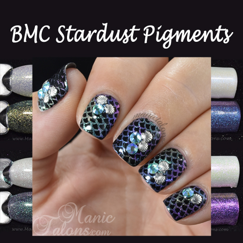 Manic Talons Nail Design: Bundle Monster BMC Stardust Pigment Review