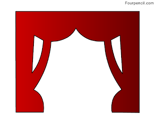 FourPencil: How to draw a Theatre for kids - step by step