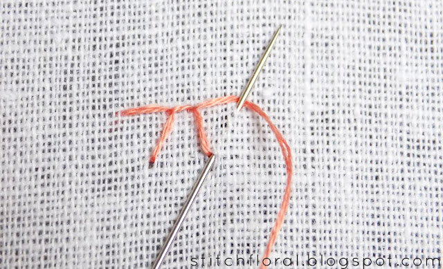 Buttonhole stitch Lesson 2: variations - Stitch Floral