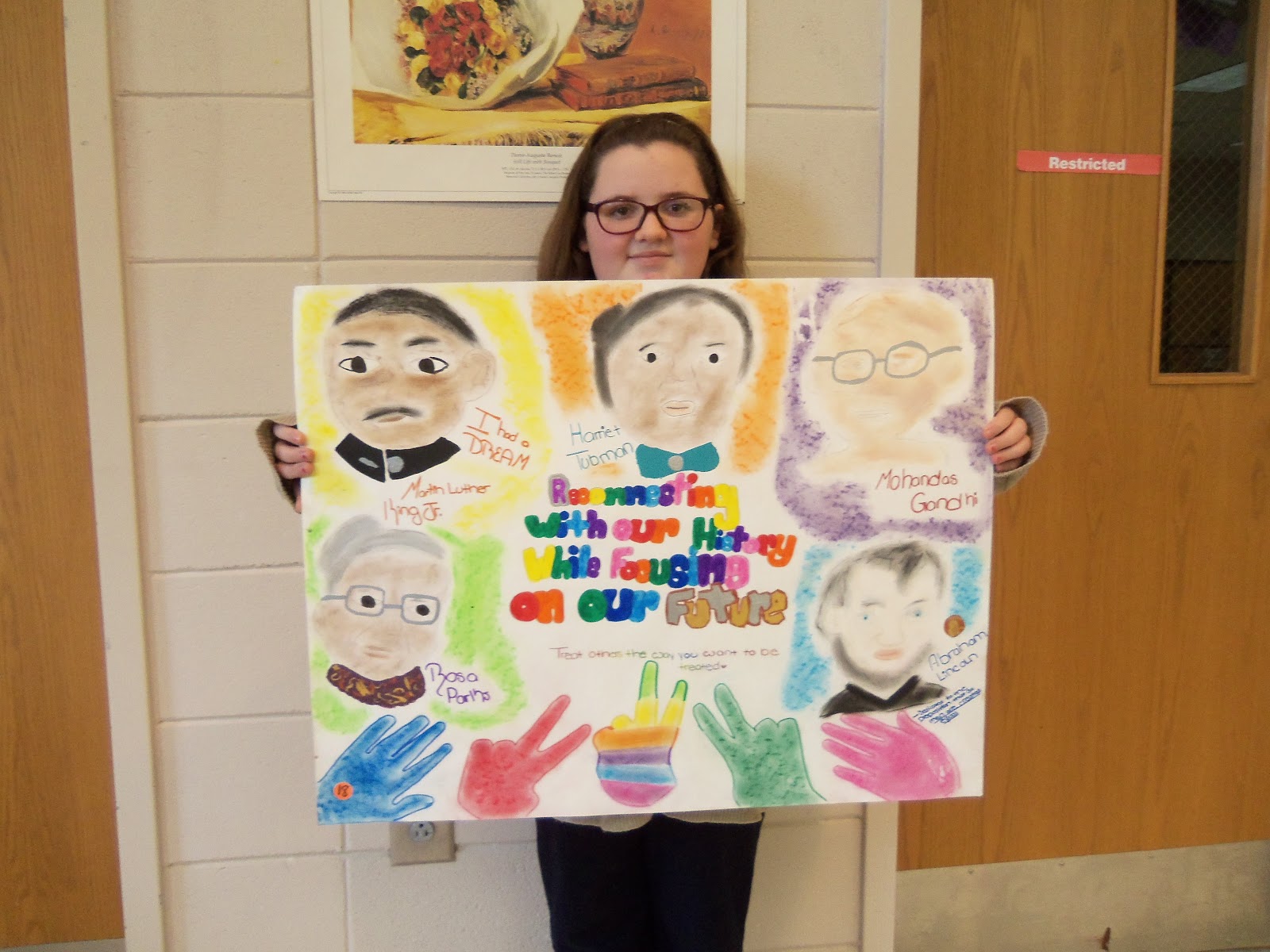 Art at Midway Middle School: MLK Poster Contest Winners