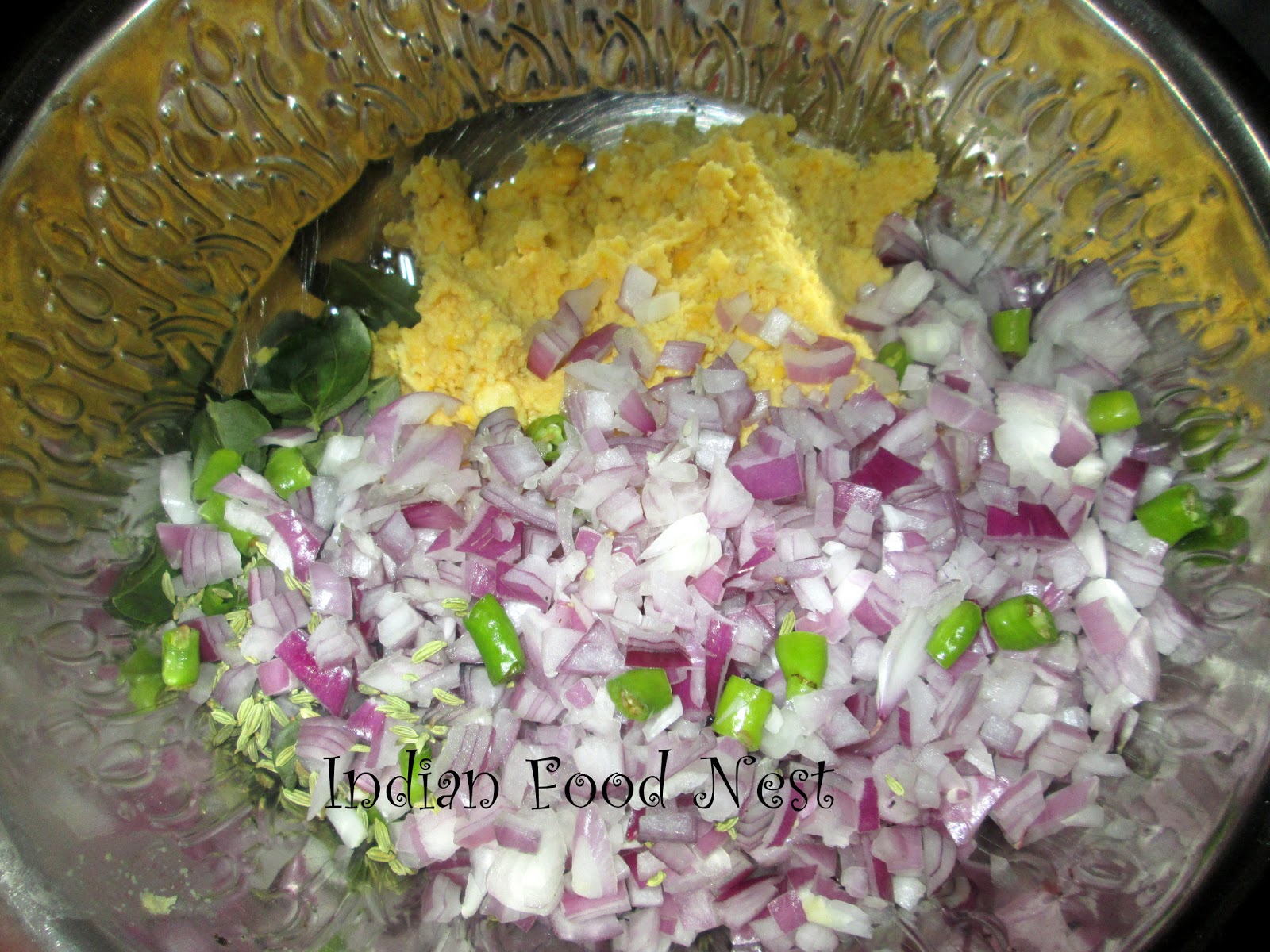 Indian Food Nest: How to make Masal Vadai / Aama vadai