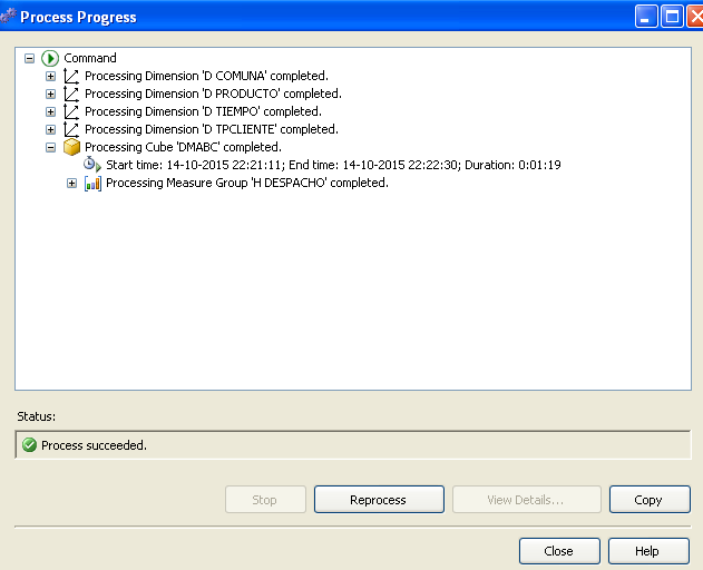 Tecnologías de Información: 3/3 Desarrollo de Cubo OLAP para EXCEL con ...