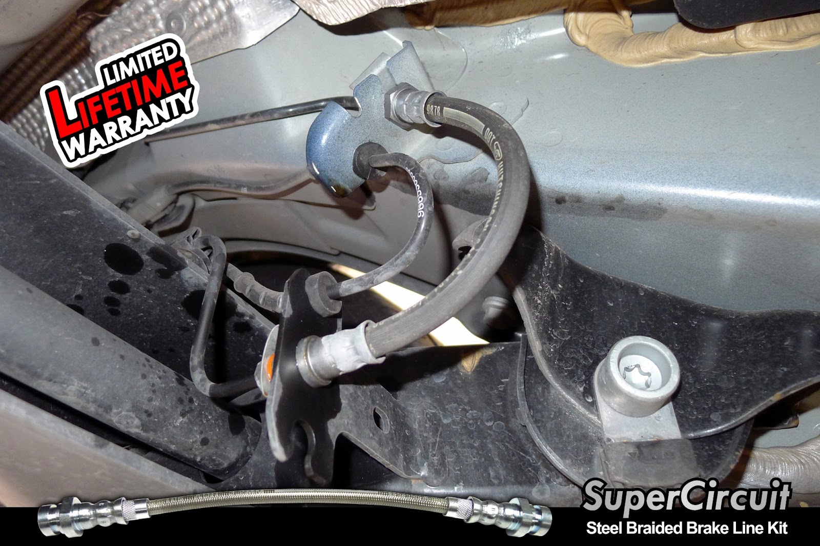 SUPERCIRCUIT Steel Braided Brake Lines: Citroen DS4 Steel Braided Brake ...