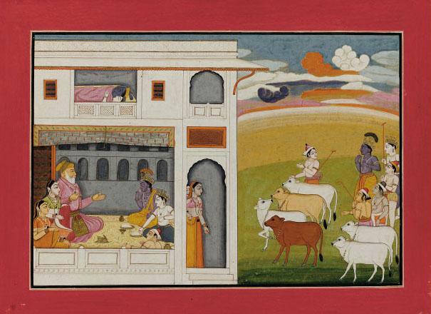 Atelier of india: Fattu and His large Guler Basohli Bhagavata purana