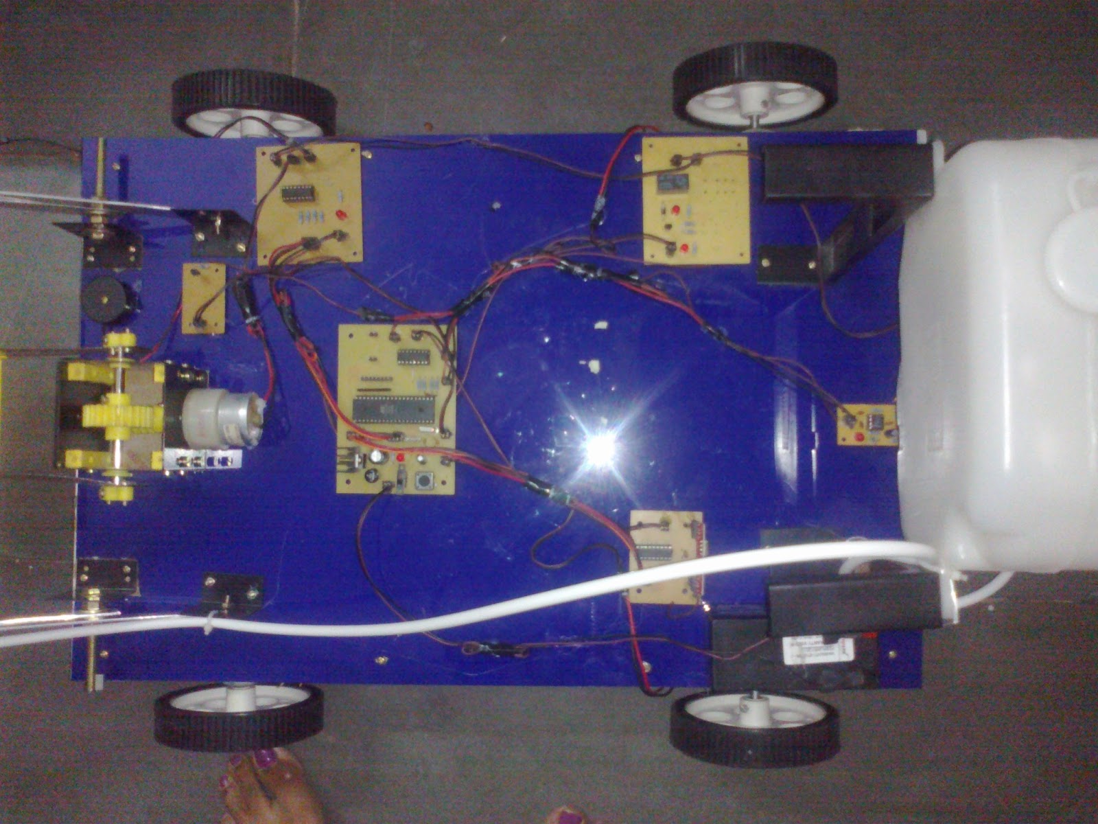 RF based farmer friendly Agricultural robot with automatic ploughing , seed dispensing , shovel ...