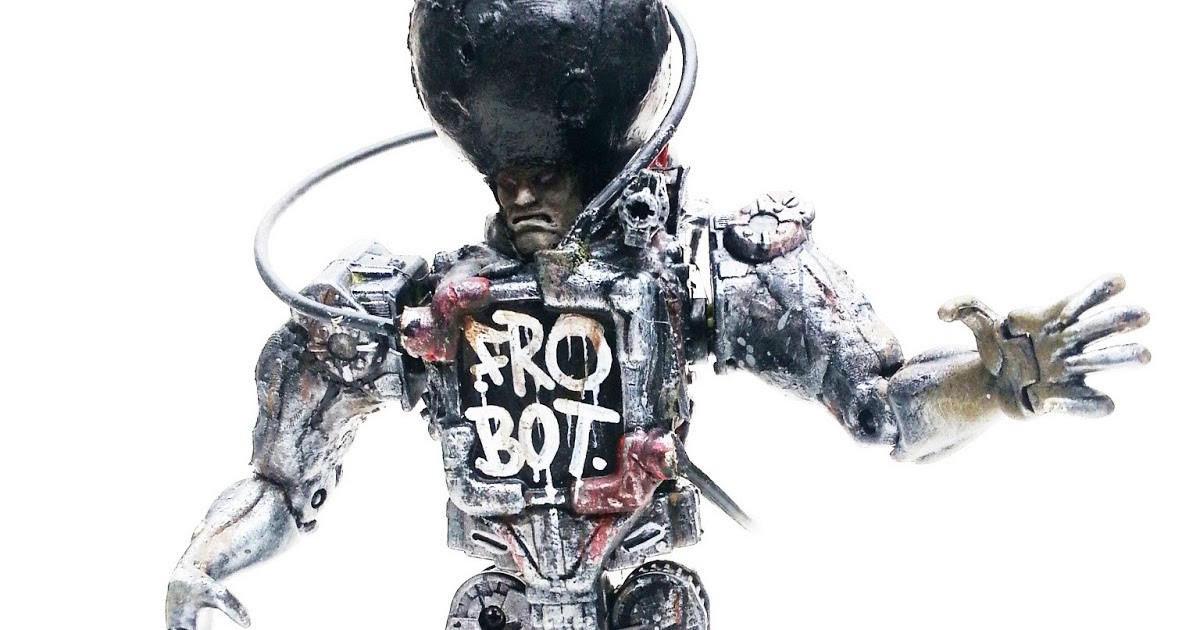 hoakser's blog: FROBOT kitbashed custom figure recycled parts mashup
