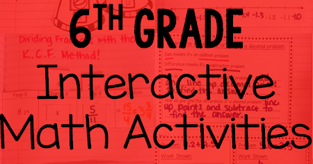 Kelly McCown: 6th Grade Interactive Math Notebook BUNDLE