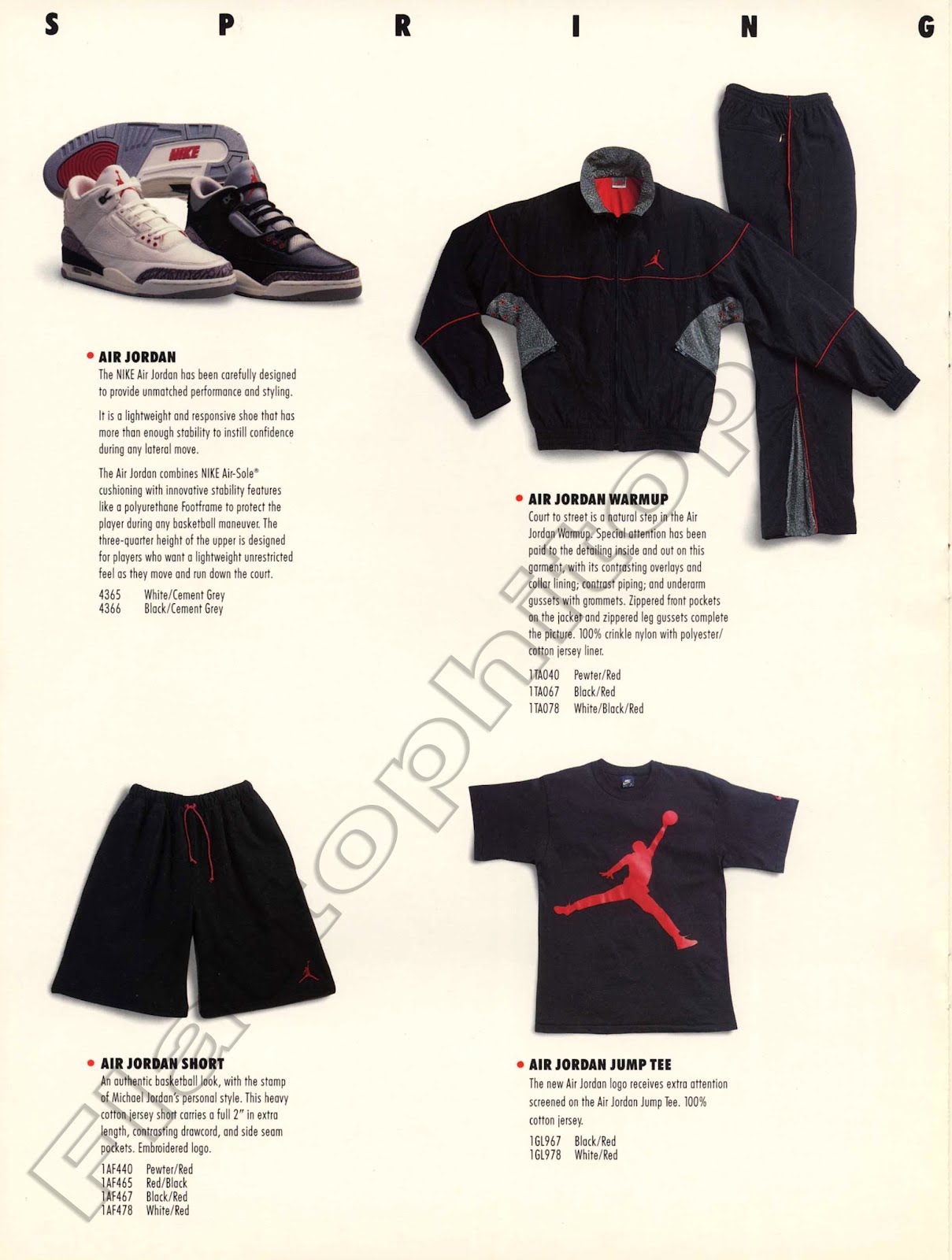 Flattophitop!: NIKE SALESMAN'S CATALOG OF AIR JORDAN III (1988)