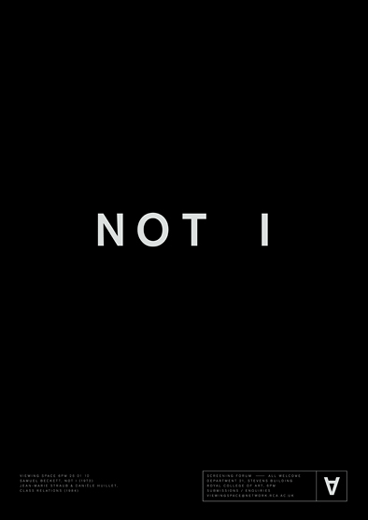 Rhizome Alley: Beckett en pantalla: Not I. /Beckett on screen: Not I.